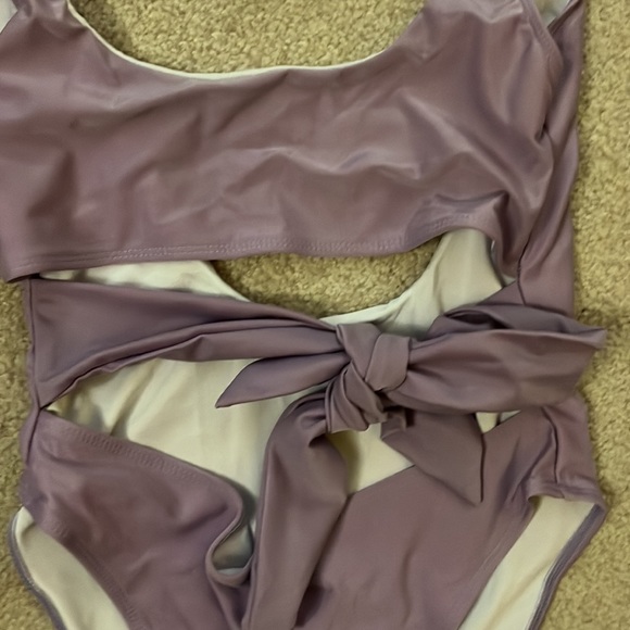 Swim | Nwt Purple One Piece Swimsuit By Doris | Poshmark